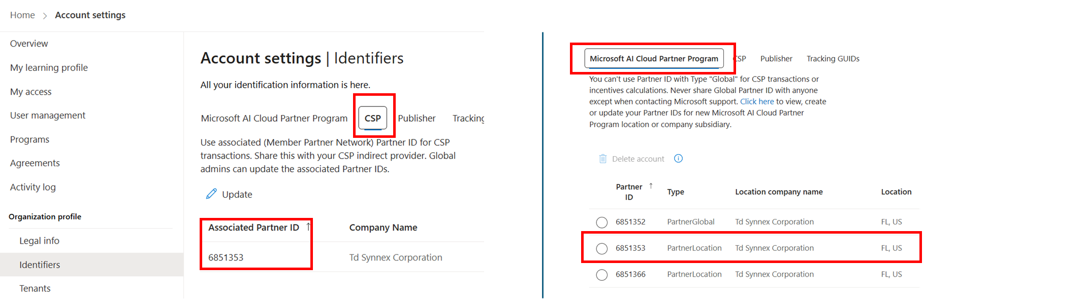 Partner of Record (POR) Validation Changes